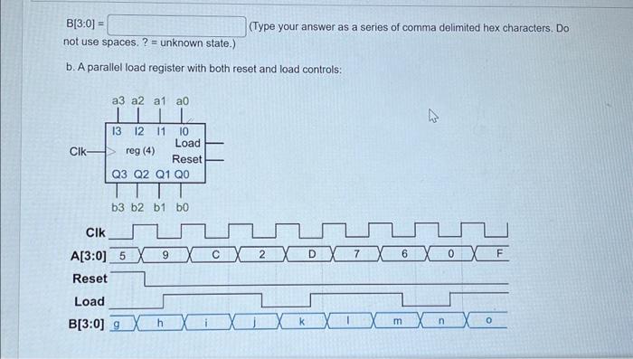 Solved Draw timing diagrams for the three register | Chegg.com