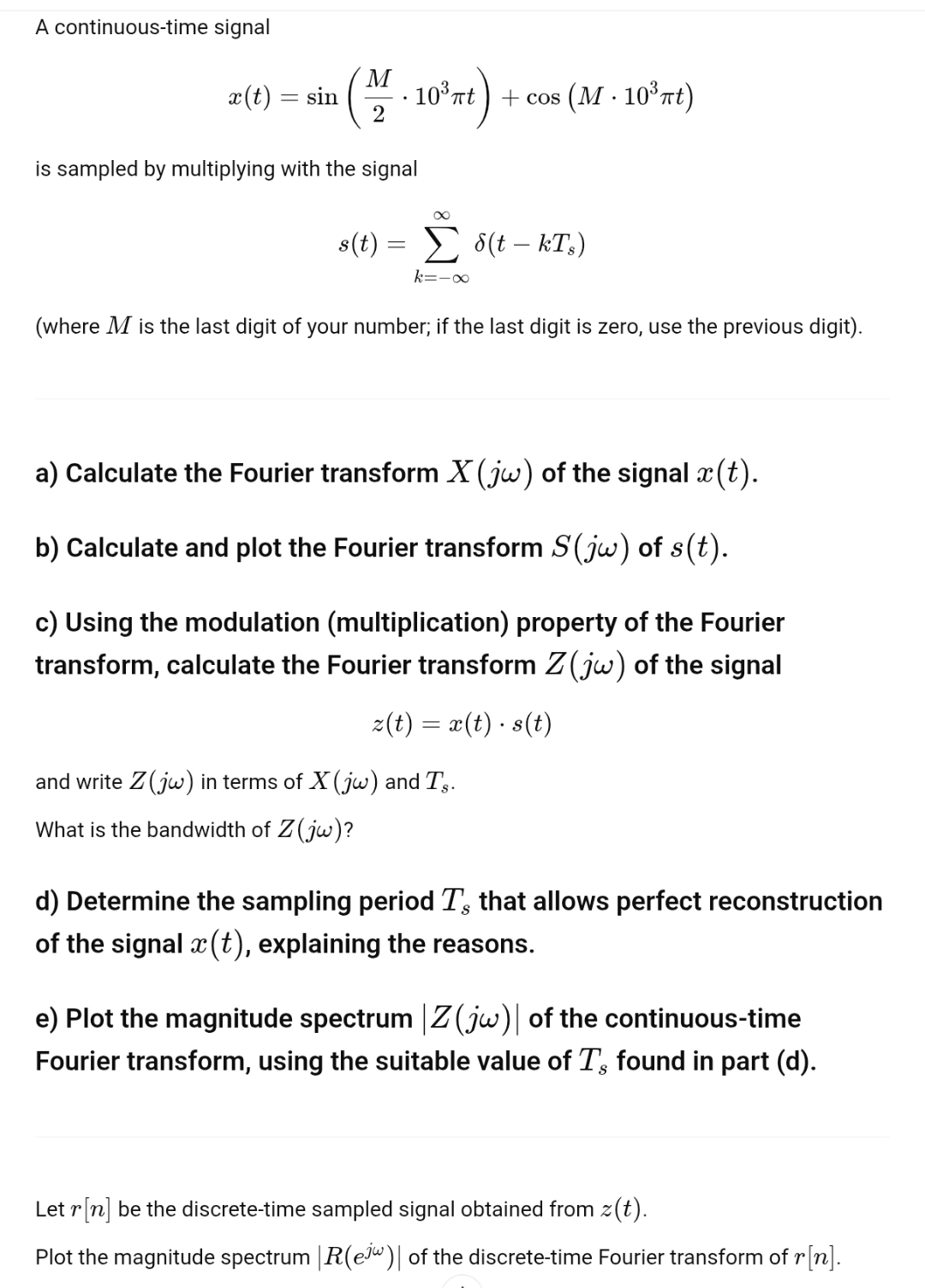 A continuous-time | Chegg.com