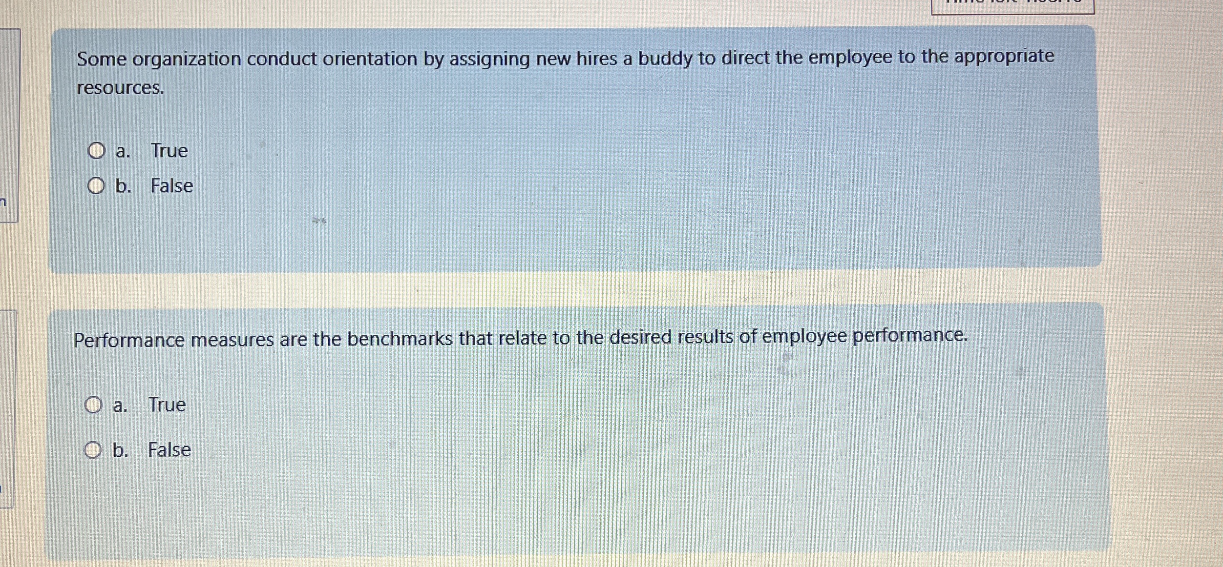 Solved Some organization conduct orientation by assigning | Chegg.com