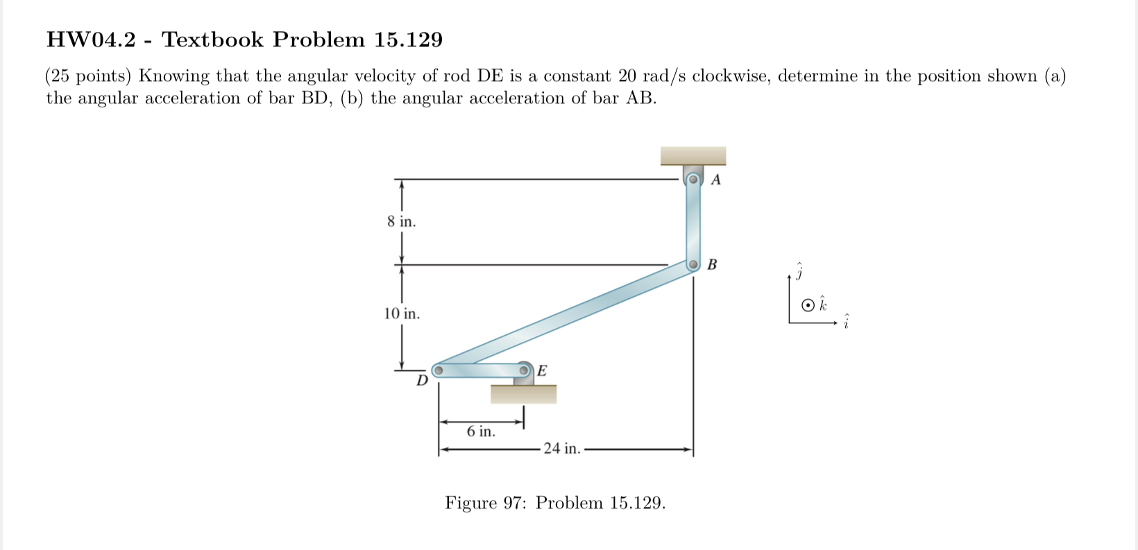 Solved HW04.2 - ﻿Textbook Problem 15.129 (25 ﻿points) | Chegg.com
