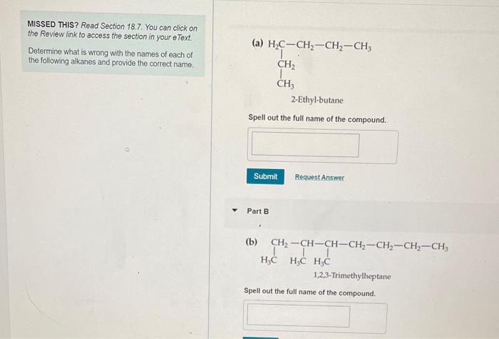 Solved MISSED THIS? Read Section 18.7. You can click on the | Chegg.com