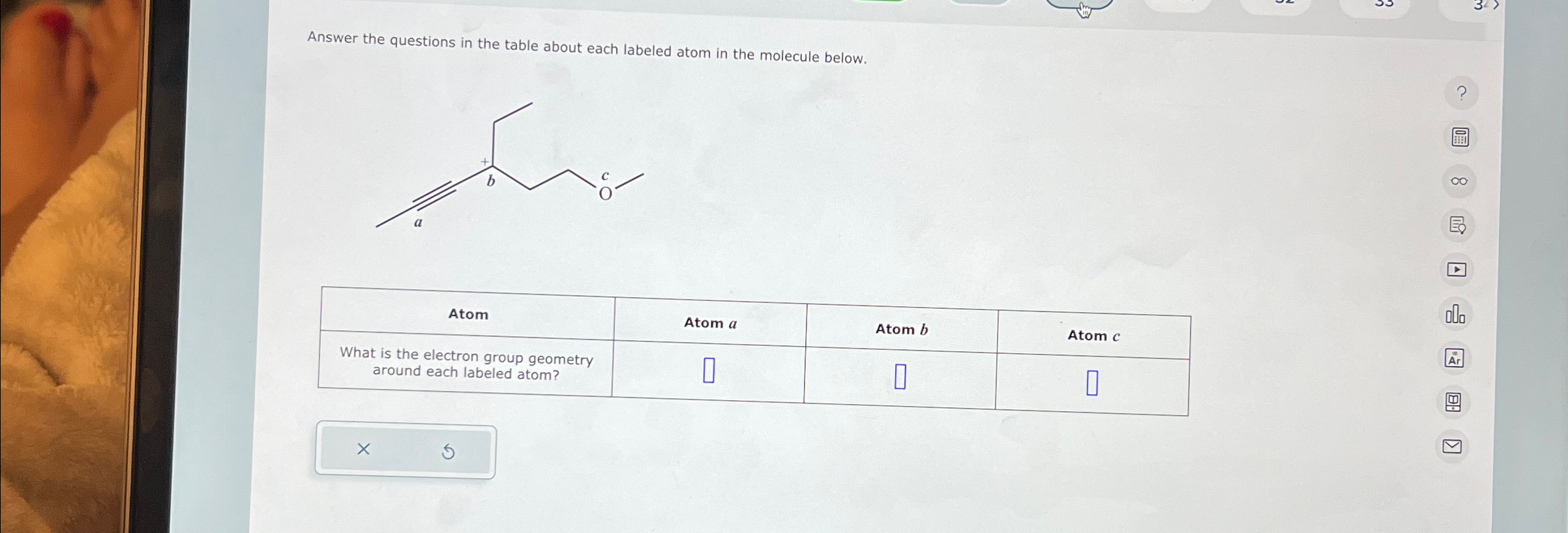 Solved Answer the questions in the table about each labeled | Chegg.com