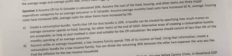 Solved Question 2 ﻿Assume CFI for El Salvador is calculated | Chegg.com