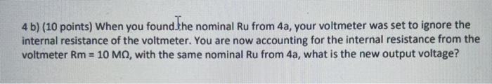 Solved 4. a) (10 points) You create a DC deflection bridge | Chegg.com