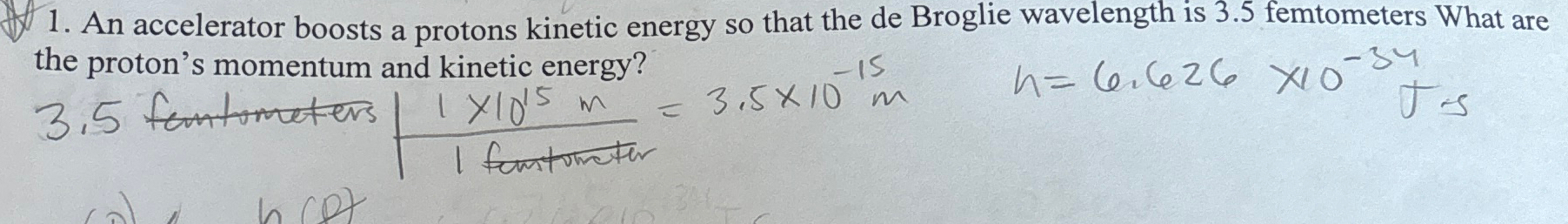 Solved An accelerator boosts a protons kinetic energy so | Chegg.com