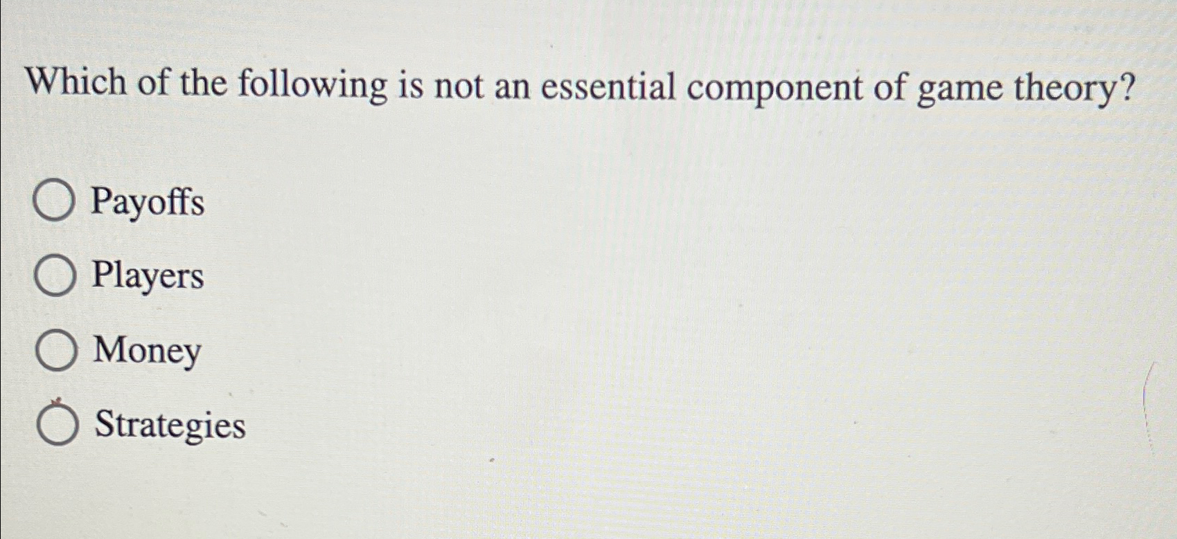 Solved Which of the following is not an essential component | Chegg.com