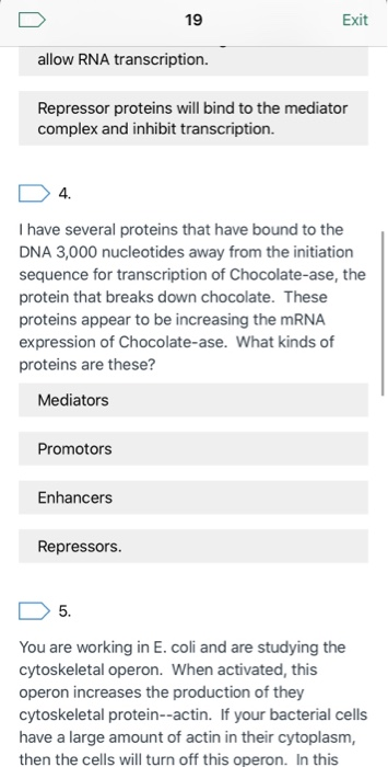 Solved Exit I have mutated TBP (tata box binding protein), | Chegg.com