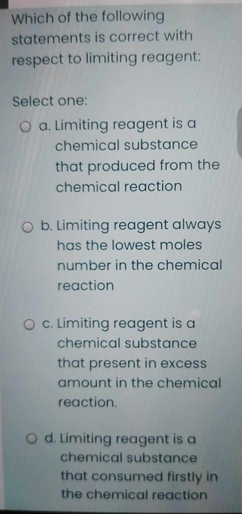 Solved Which of the following statements is correct with | Chegg.com