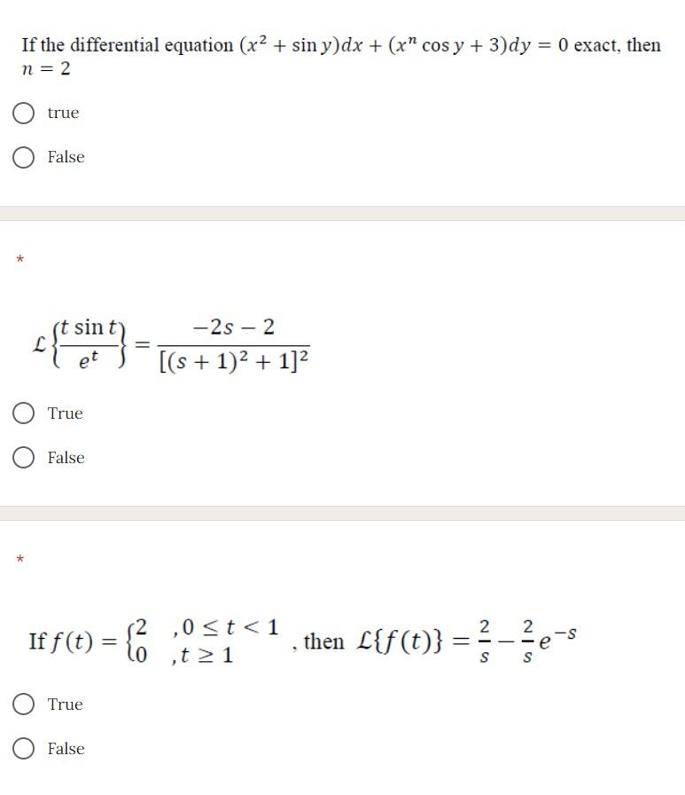 Solved If the differential equation | Chegg.com