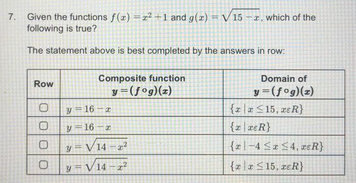 Solved Given f(x)=x,g(x)=x2+6x+9 and h(x)=x+6, the | Chegg.com