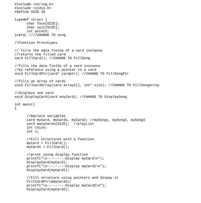 Solved Intro to Programming in C-program 8 (smaller program) | Chegg.com