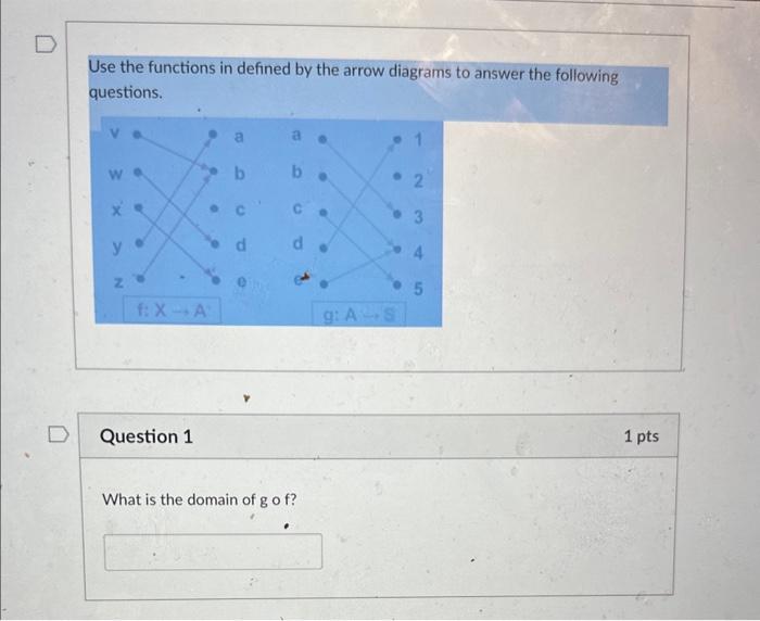 Solved Use the functions in defined by the arrow diagrams to | Chegg.com