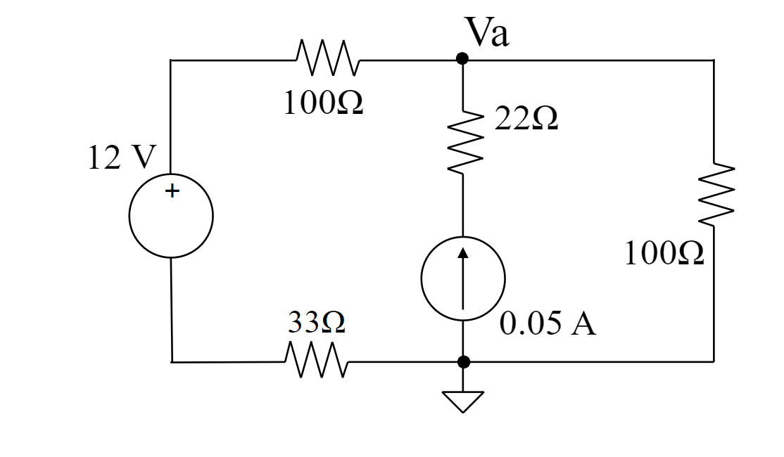 Solved Solve the circuit using mesh analysis:1. ﻿Label the | Chegg.com