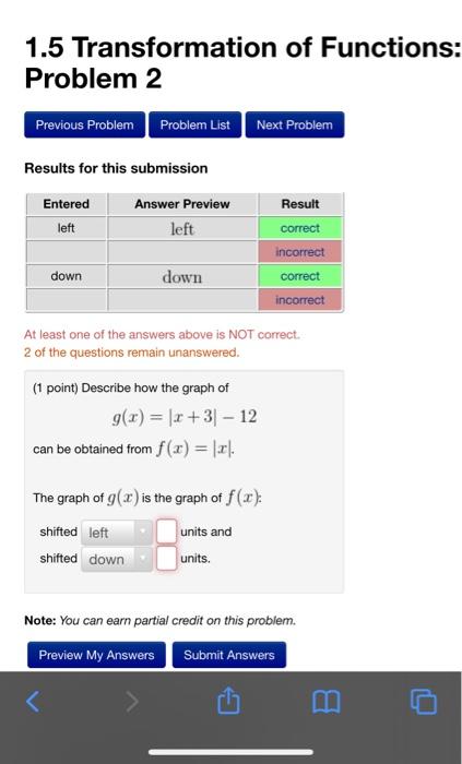 Solved 3 2 1 -3 - 2 -1 drag me= f(x+8) - 03 y = f(x) -1 -2 | Chegg.com