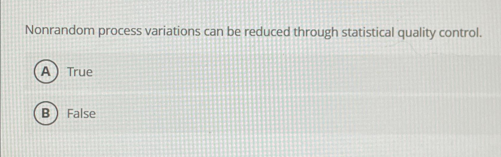 Solved Nonrandom process variations can be reduced through | Chegg.com