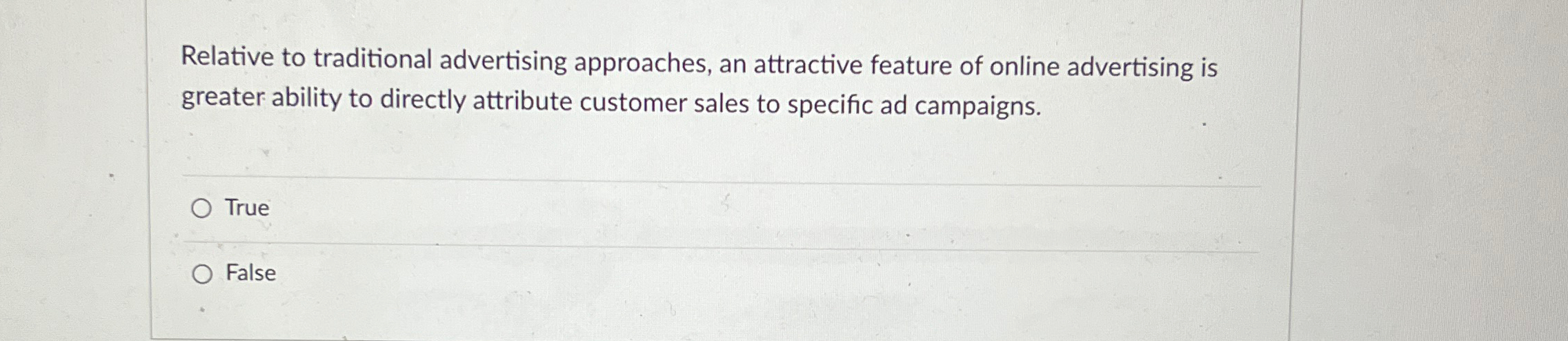 Solved Relative to traditional advertising approaches, an | Chegg.com