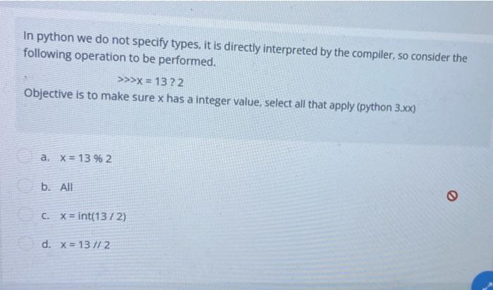 Solved In Python We Do Not Specify Types It Is Directly