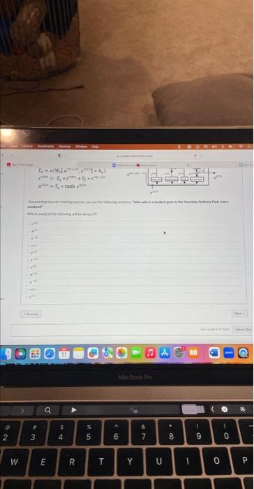Assume that we are constructing an LSTM sequence | Chegg.com