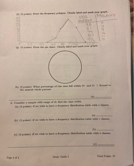Solved 2. The incomplete frequency distribution table given | Chegg.com