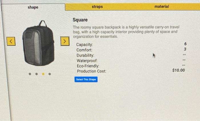 Solved Buyer Behavior Mission Goals N/A Feature Desirability | Chegg.com