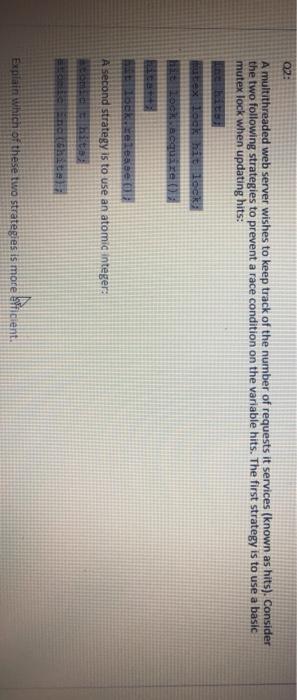 Assignment 3: Process Synchronization - Due COSC 3407 | Chegg.com