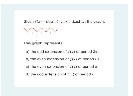 Solved Given /(x) = sinx, 0 | Chegg.com