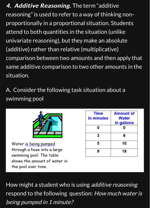 Solved 4. Additive Reasoning. The term Solved 4. Additive Reasoning. The term