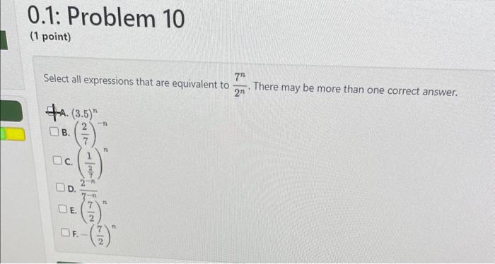 Solved Rewrite the following using a single exponent, help | Chegg.com