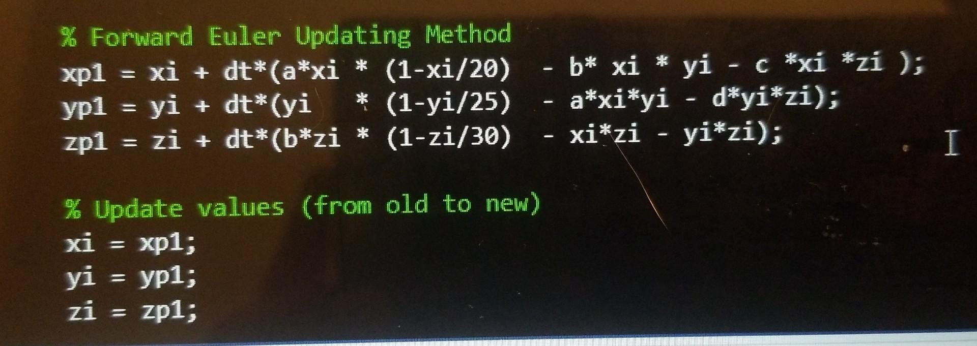 Solved - dtdx=0.75x(1−20x)−1.5xy−0.5xz - | Chegg.com