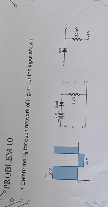 Solved - Determine V0 for each network of Figure for the | Chegg.com