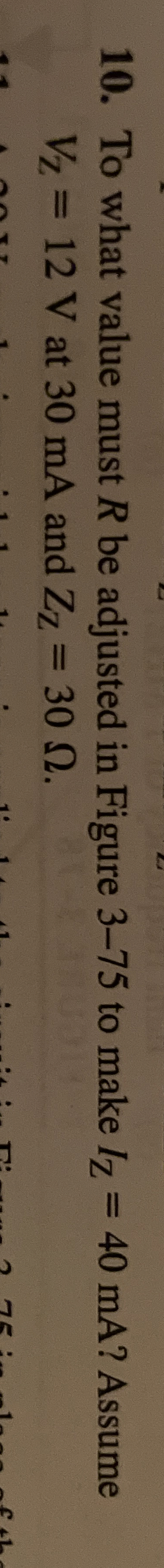 Solved Zener Diode ApplicationsDetermine the minimum input | Chegg.com