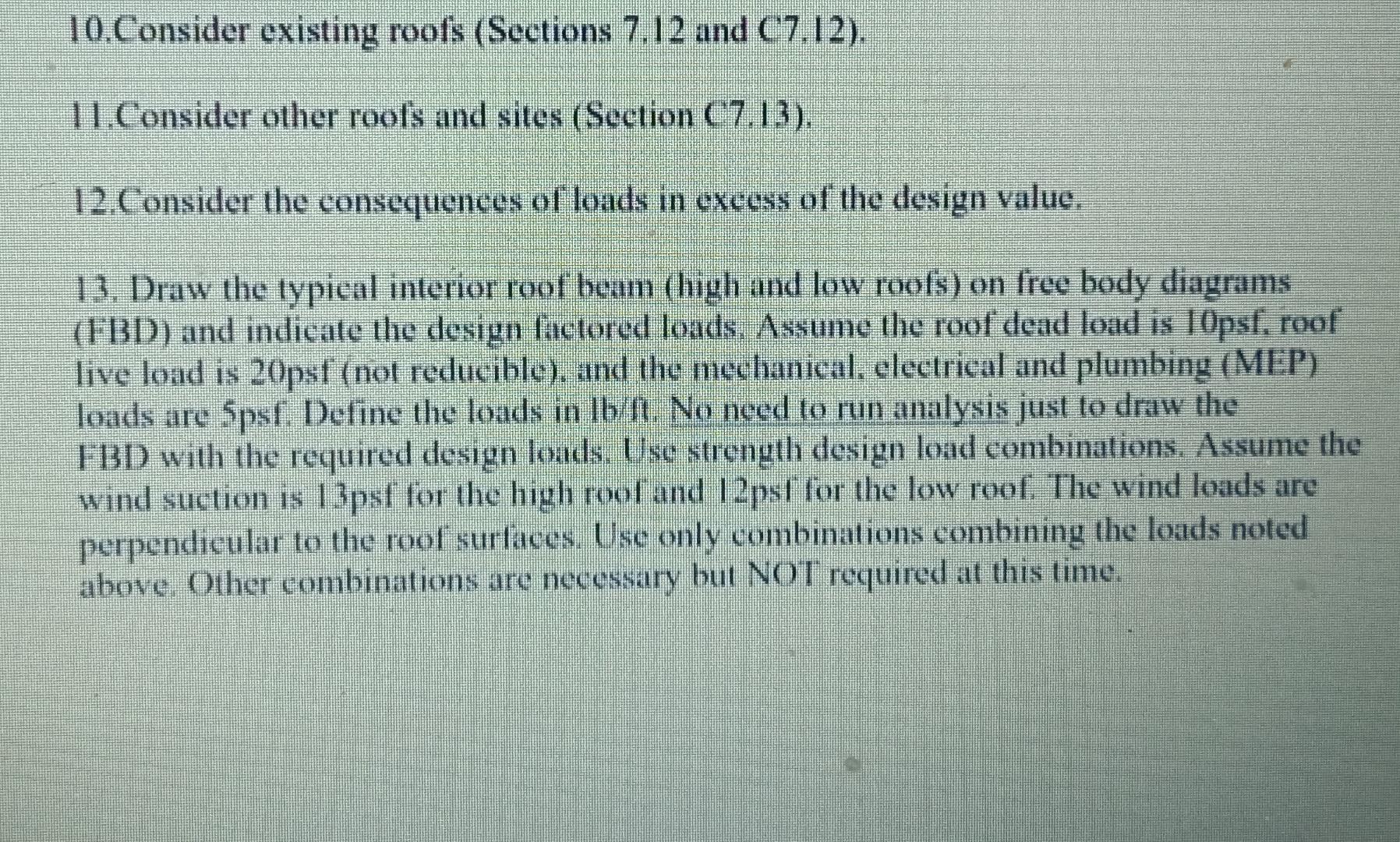 Solved Problem 1 Snow Loads (50pts.) Using the building data | Chegg.com