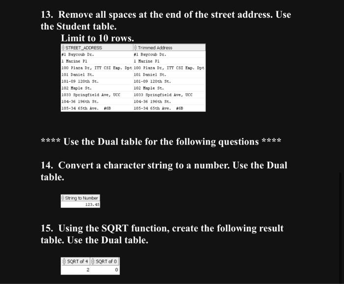 Solved Lab 4 -SQL Each problem is worth one point. This lab | Chegg.com