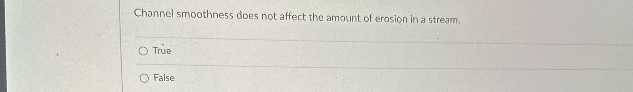Solved Channel smoothness does not affect the amount of | Chegg.com