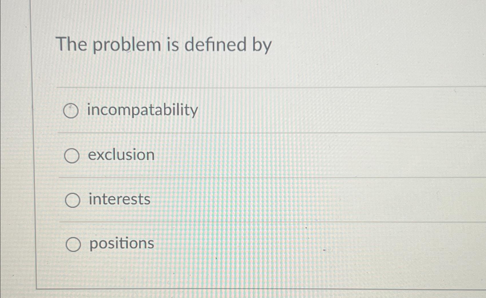 Solved The problem is defined | Chegg.com