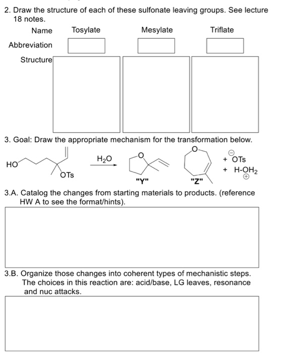Solved 2. Draw the structure of each of these sulfonate | Chegg.com
