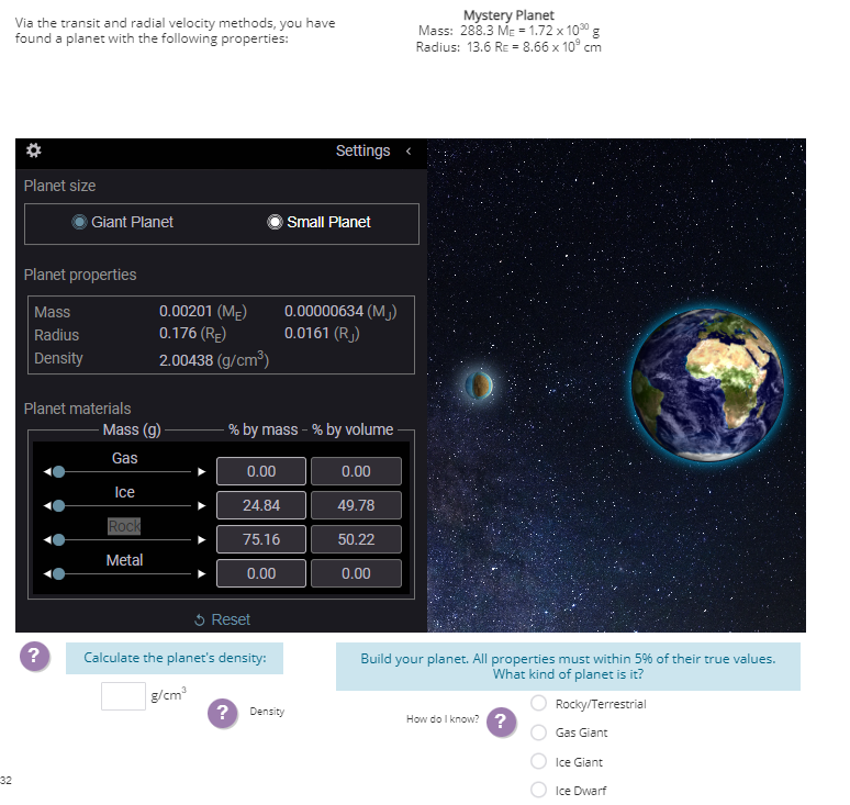 Solved Via the transit and radial velocity methods, you | Chegg.com