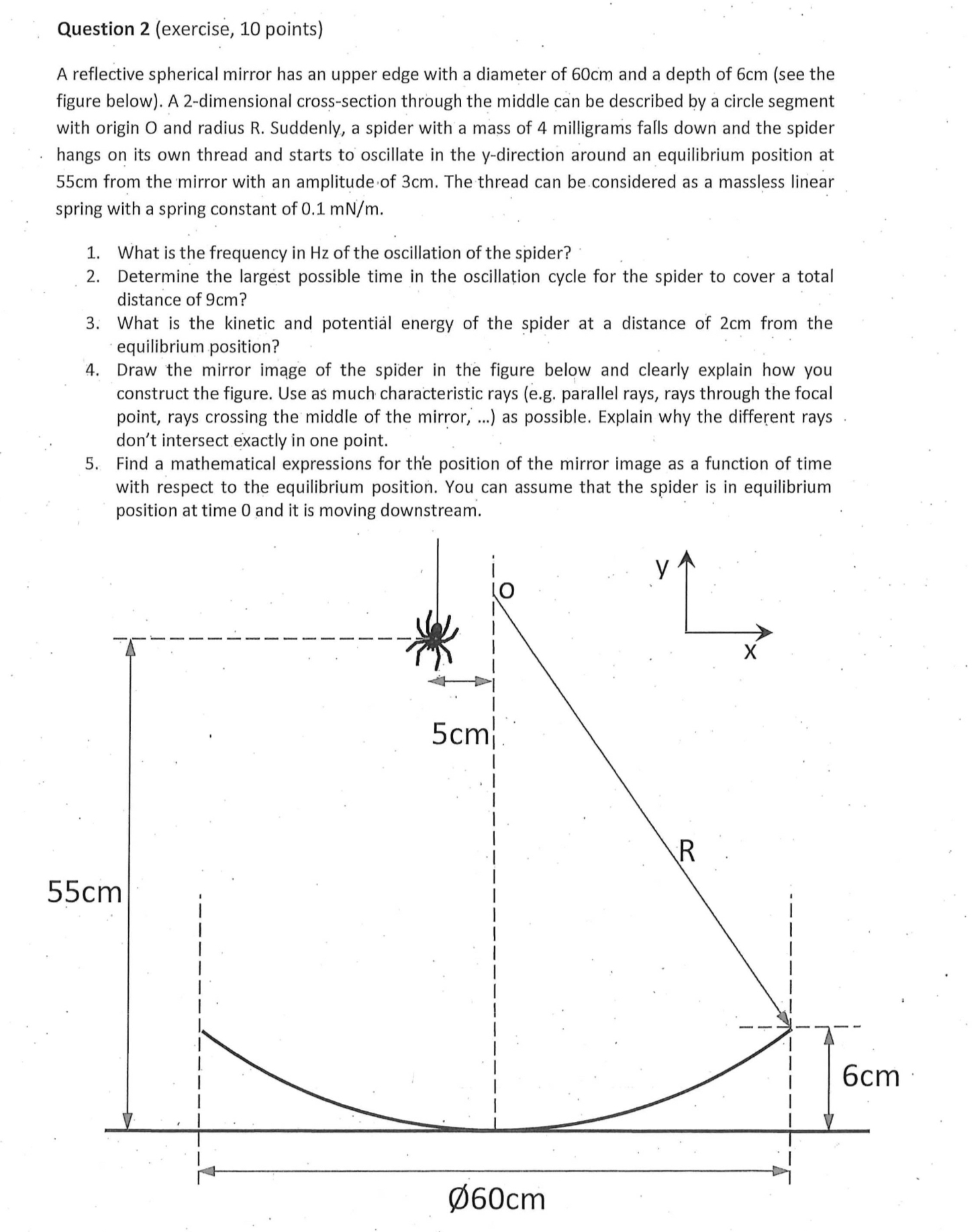 Solved Question 2 (exercise, 10 ﻿points)A reflective | Chegg.com