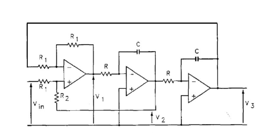 Solved 1. derive the relationship between V2 and V1 2. | Chegg.com