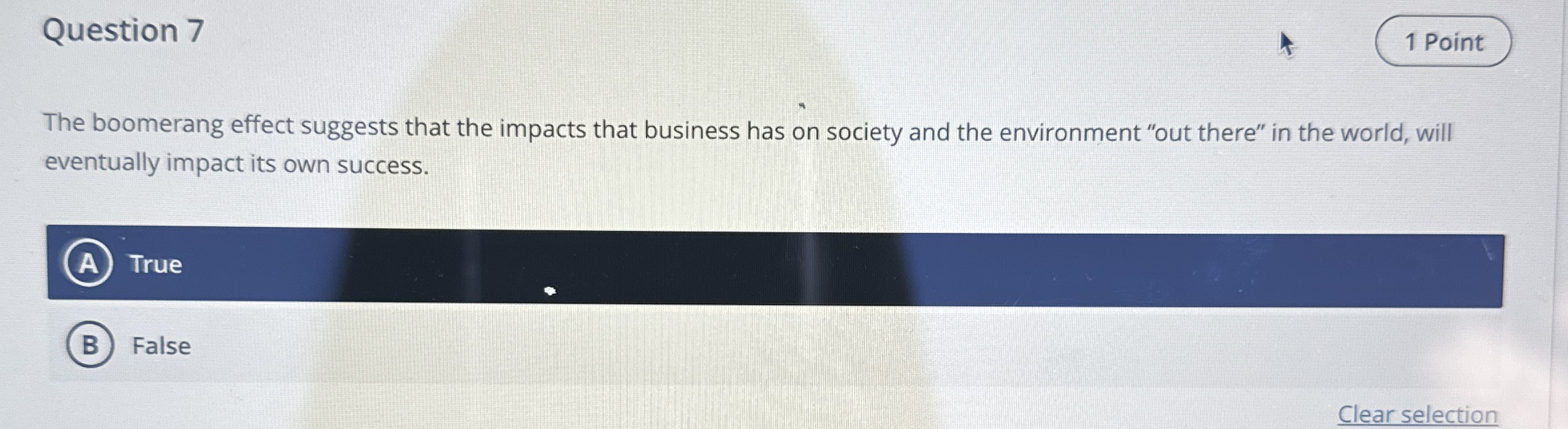 Solved Question 7The boomerang effect suggests that the | Chegg.com