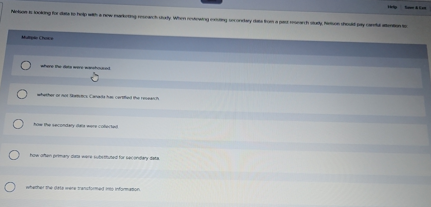 Solved Nelson is looking for data to help with a new | Chegg.com