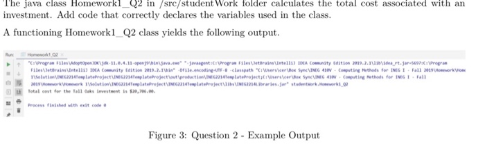 Solved package studentwork; import public class Homework1_02 | Chegg.com