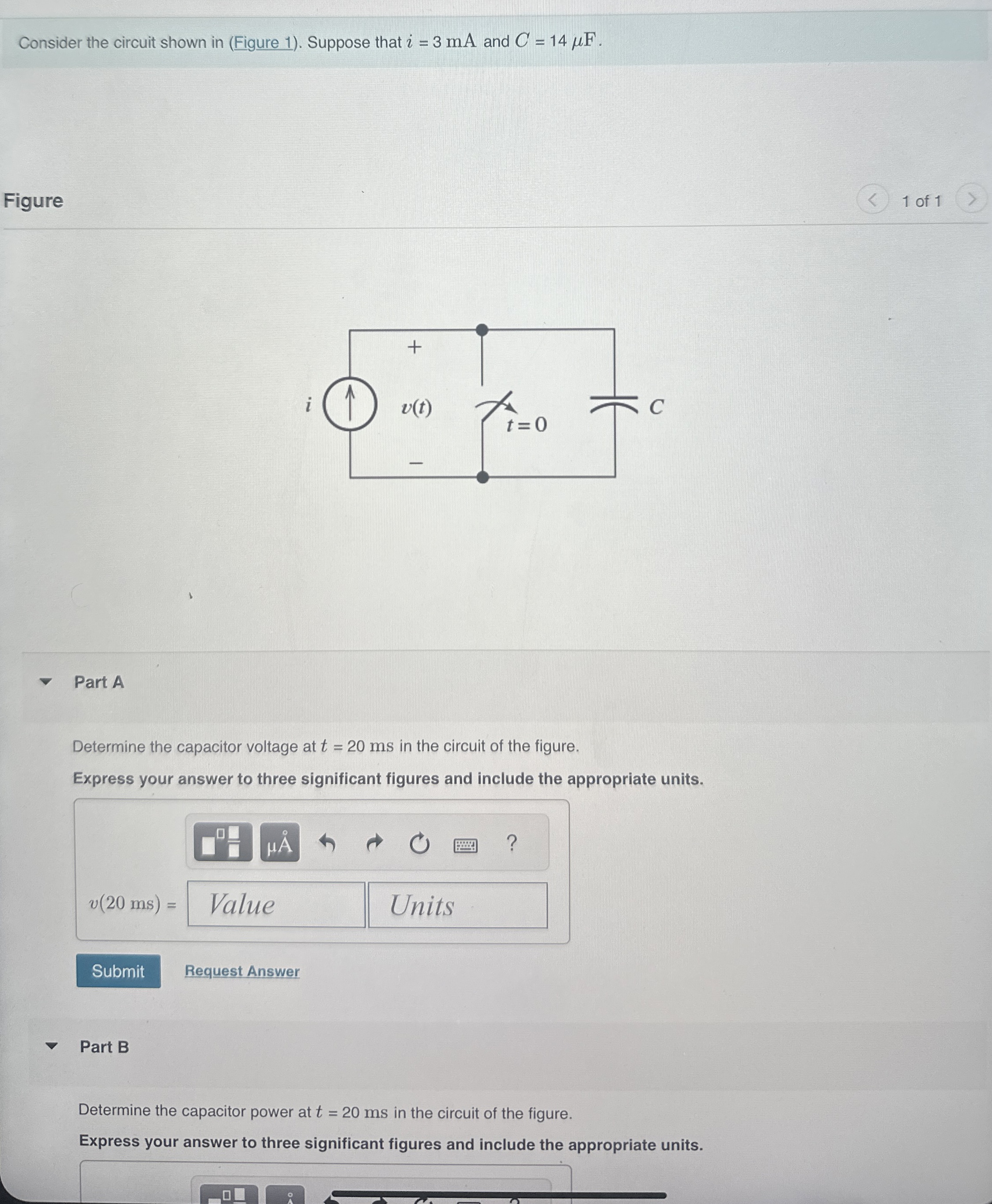 Solved Consider the circuit shown in (Figure 1). ﻿Suppose | Chegg.com