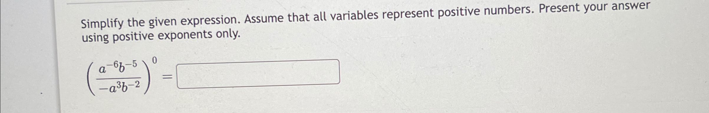 Solved Simplify the given expression. Assume that all | Chegg.com