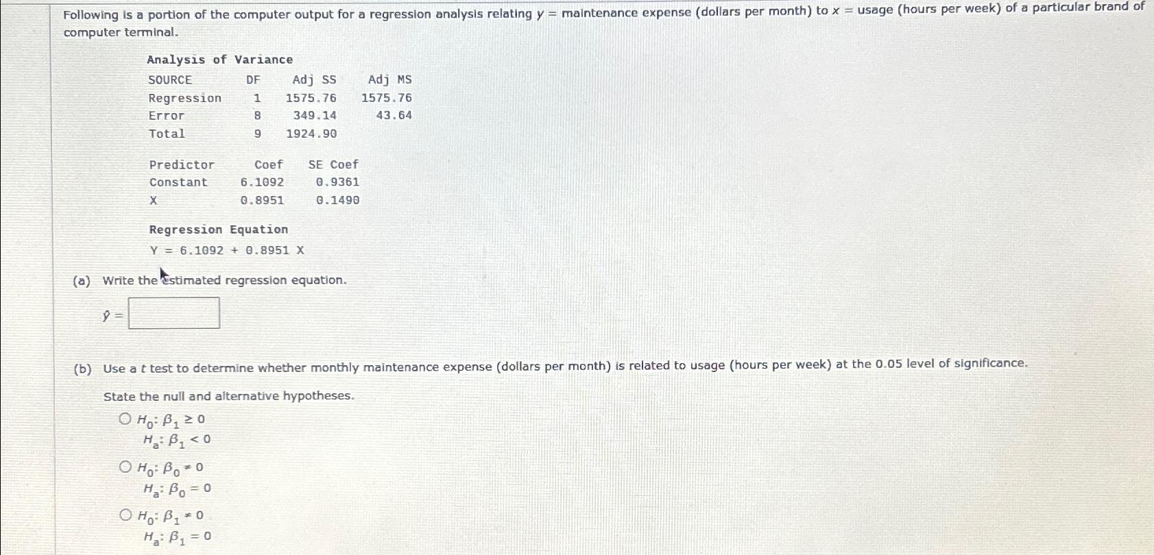 Solved computer terminal.\table[[SOURCE,DF,Adj SS,Adj | Chegg.com