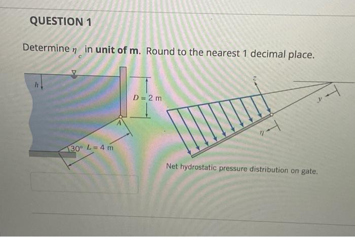 Solved Determine η in unit of m. Round to the nearest 1 | Chegg.com