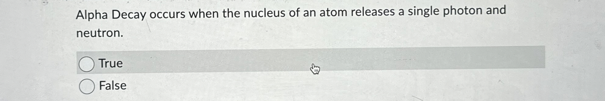 Solved Alpha Decay occurs when the nucleus of an atom | Chegg.com