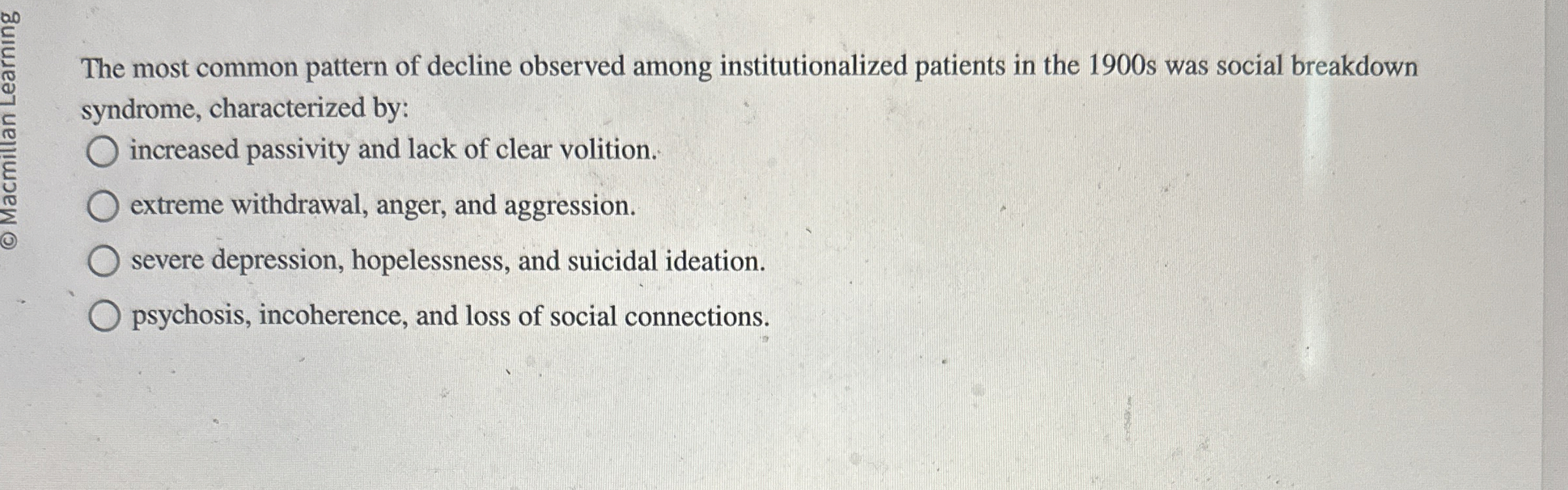 Solved The most common pattern of decline observed among | Chegg.com