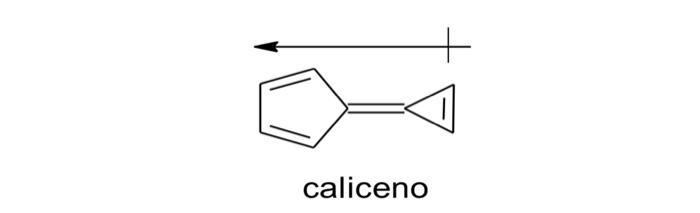 Solved The calicene molecule has a dipole moment different | Chegg.com