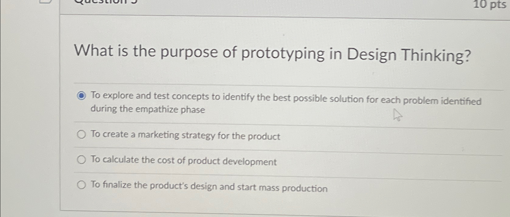 Solved What is the purpose of prototyping in Design | Chegg.com